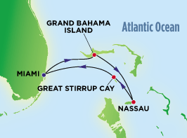 バハマクルーズ 下船編: Caolitaの小径